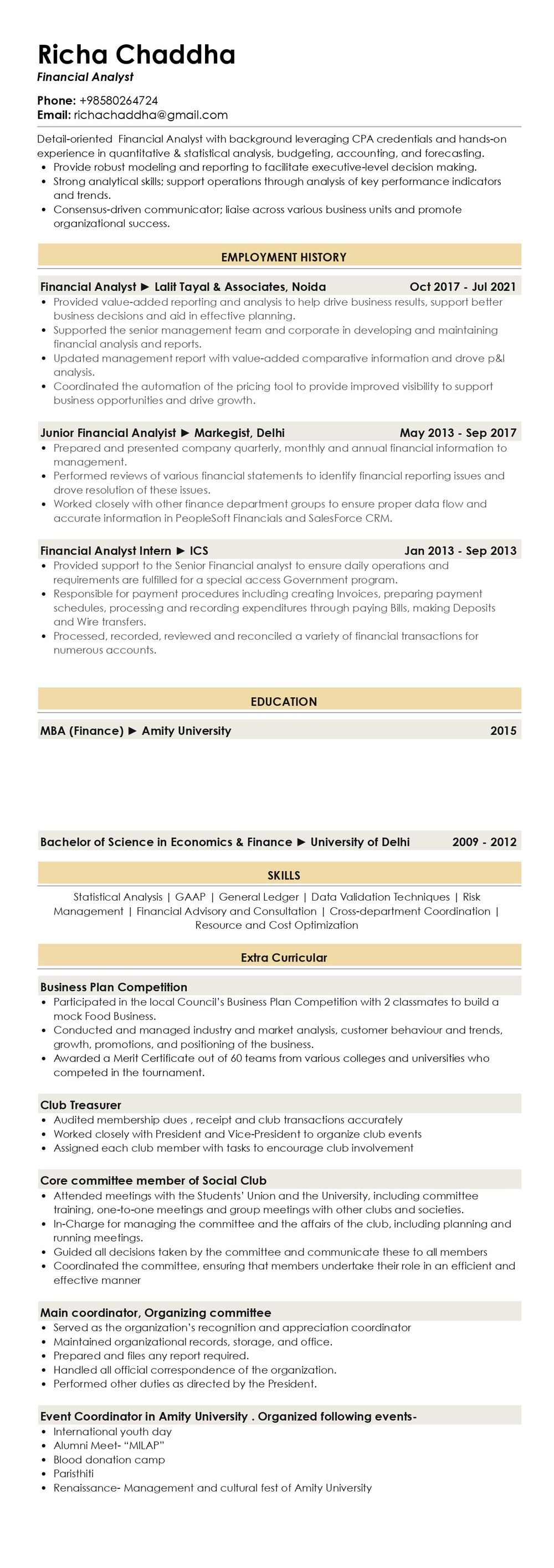 Writing a Resume for Banking and Finance Jobs [5 Examples]