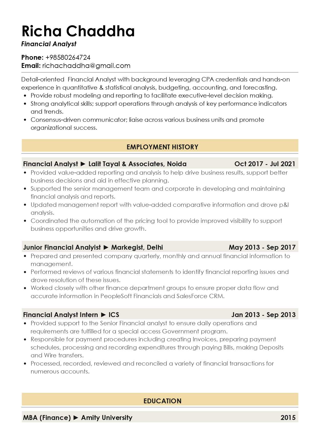 20+ Finance Resume Examples 2023: Guide, Template, & Skills