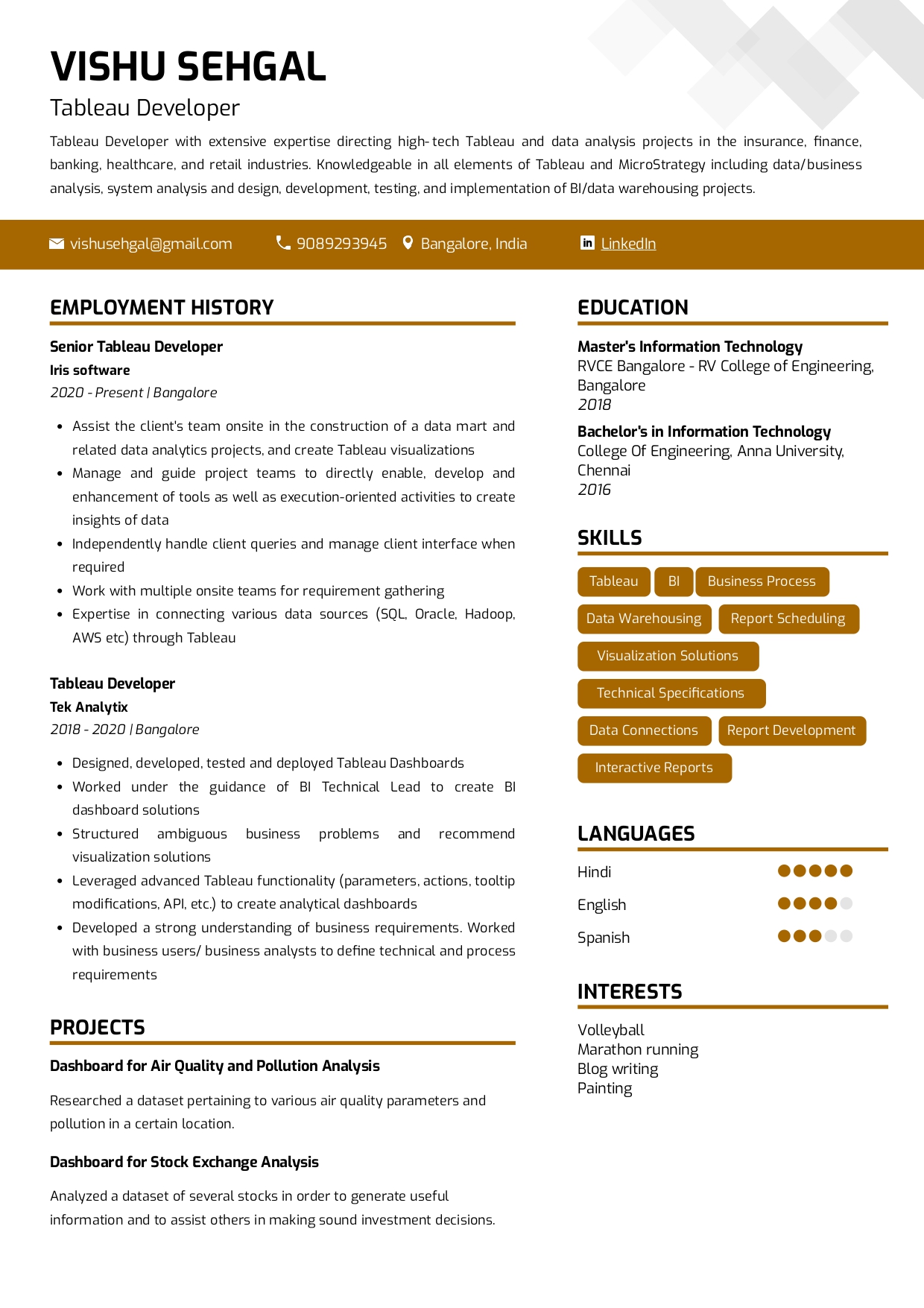 Sample Resumes And CVs By Industry Resumod